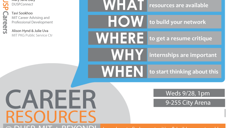 Career Resources @ DUSP, MIT, and Beyond | DUSP